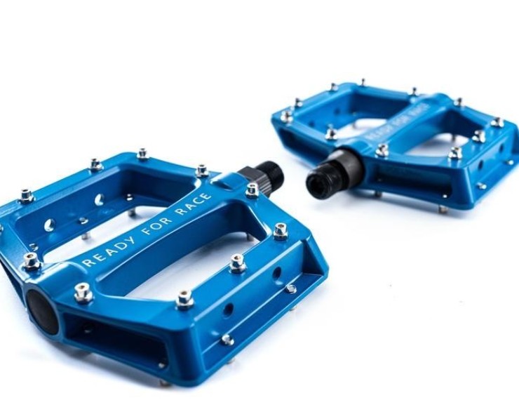 ПЕДАЛИ ПЛАТФОРМА CUBE RFR FLAT CMPT BLUE - Outdoor Shop